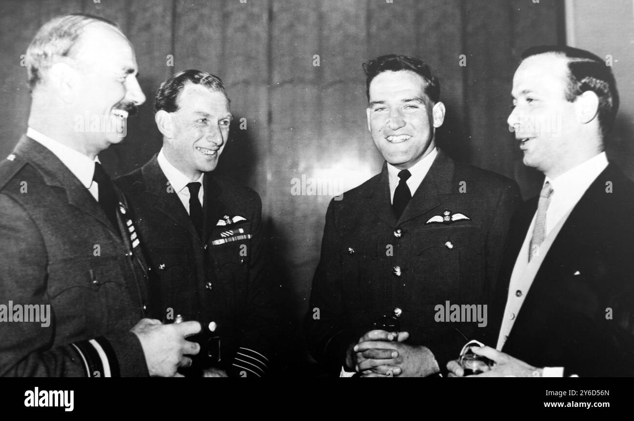ARGENTINE AIR FORCE PRIZE GIVING WITH MIGUEL M PADDILLA AND PILOT ...