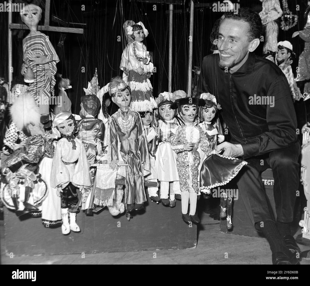DANIEL LLORDS WITH PYGMALION PUPPETS AT PRINCE CHARLES THEATRE IN ...
