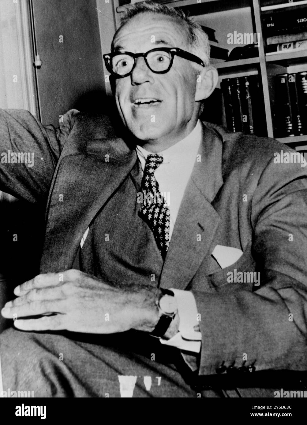 BENJAMIN SPOCK PICTURED IN 1955 IN NEW YORK / ; 30 JULY 1963 Stock ...