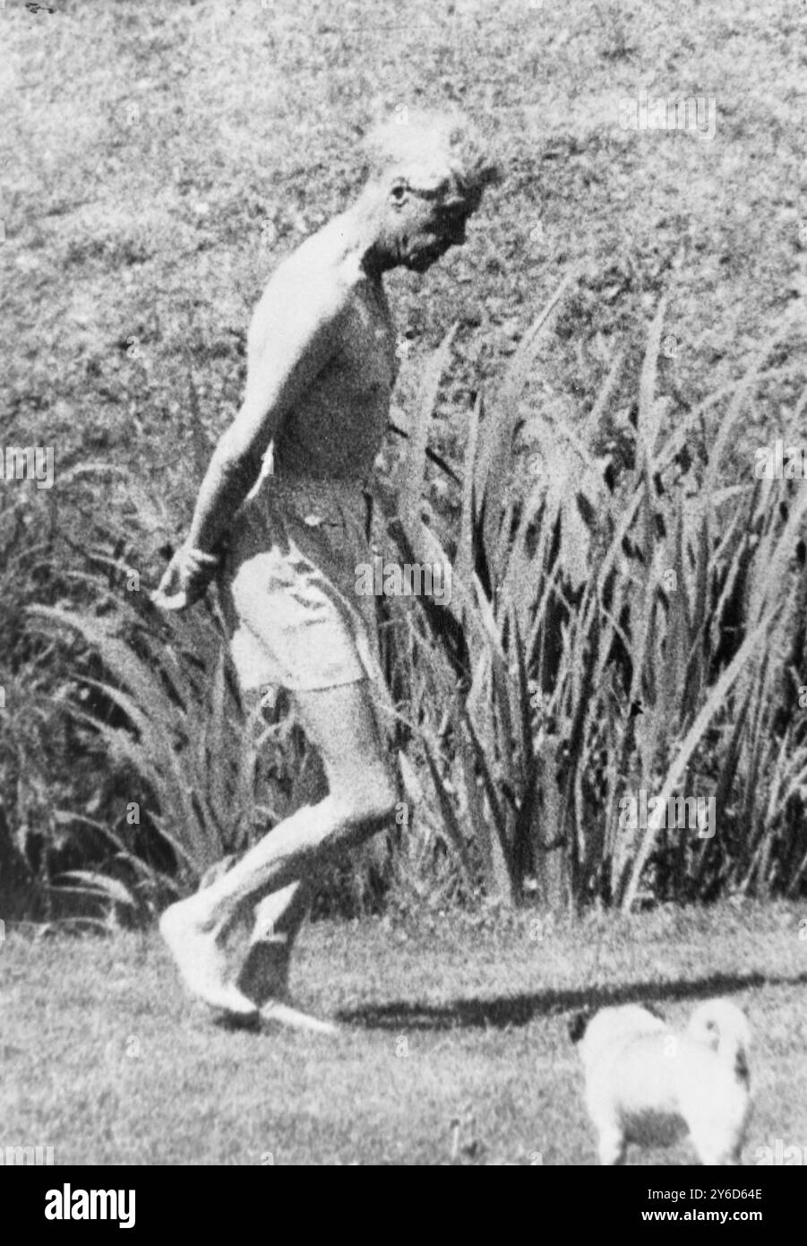 DUKE OF WINDSOR AT HOME IN SHORTS IN PARIS ; 30 JULY 1963 Stock Photo ...
