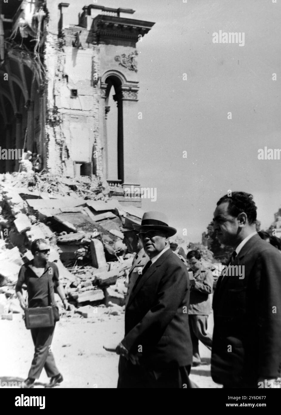 EARTHQUAKE PRESIDENT PRESIDENT OF YUGOSLAVIA JOSIP BROZ TITO AND ...