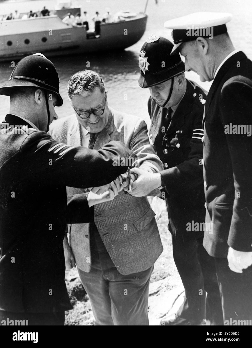 GERALD LANGDON CAPTURED IN TURO, CORNWALL / ; 27 JULY 1963 Stock Photo ...