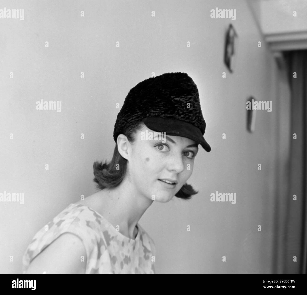 FASHION HAT COLLECTION BY EDWARD MANN IN LONDON / ; 24 JULY 1963 Stock ...