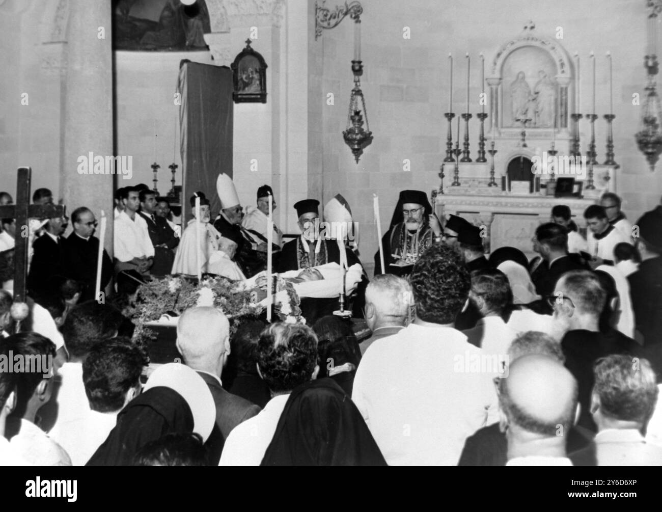 FUNERAL OF BISHOP PIERRE GIORGIO CHIAPPERO IN NAZARETH, ISRAEL / ; 22 ...