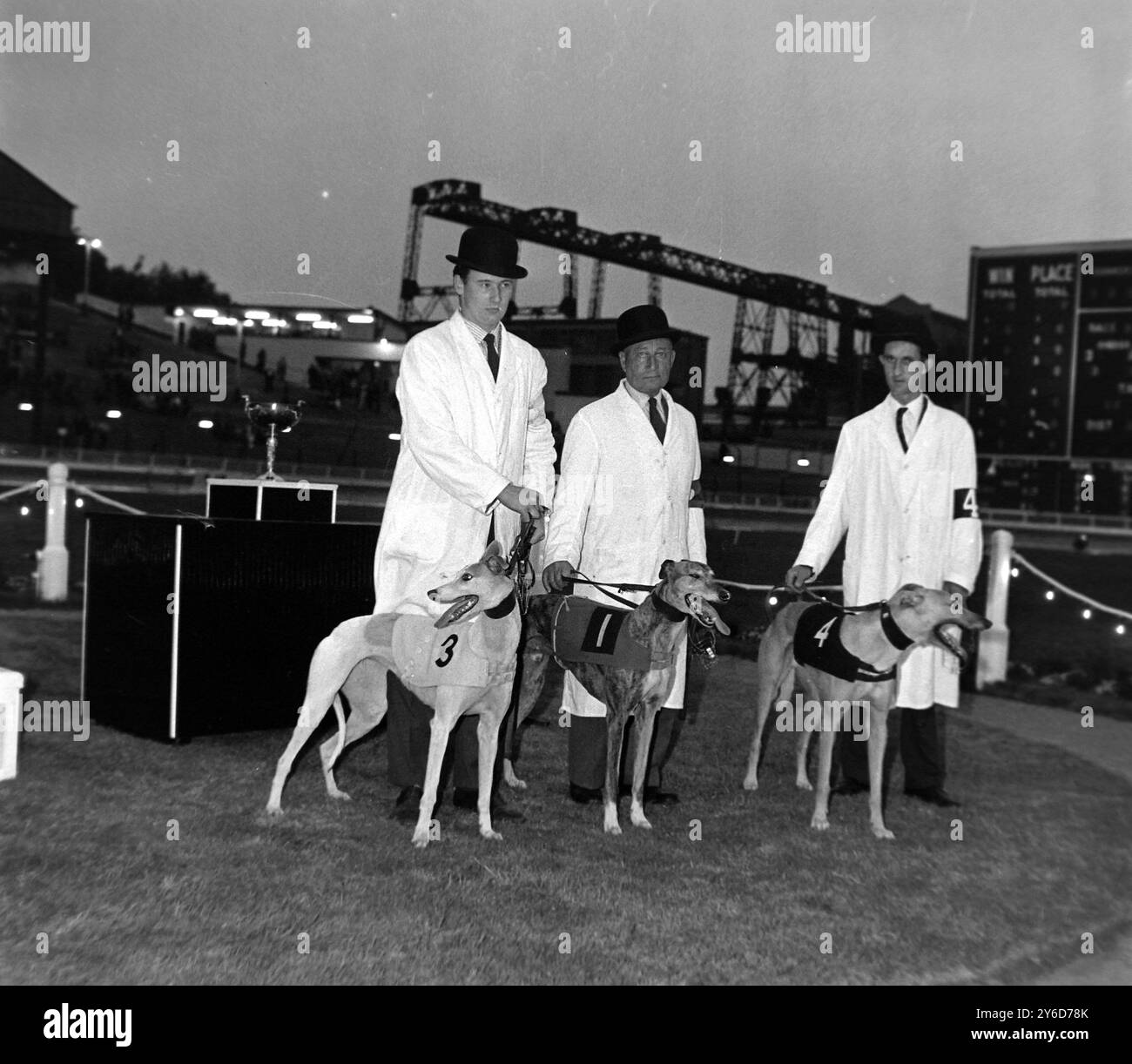 SCURRY GOLD CUP GREYHOUND CLASSIS SEMI-FINAL WINNERS AT CLAPTON STADIUM ...