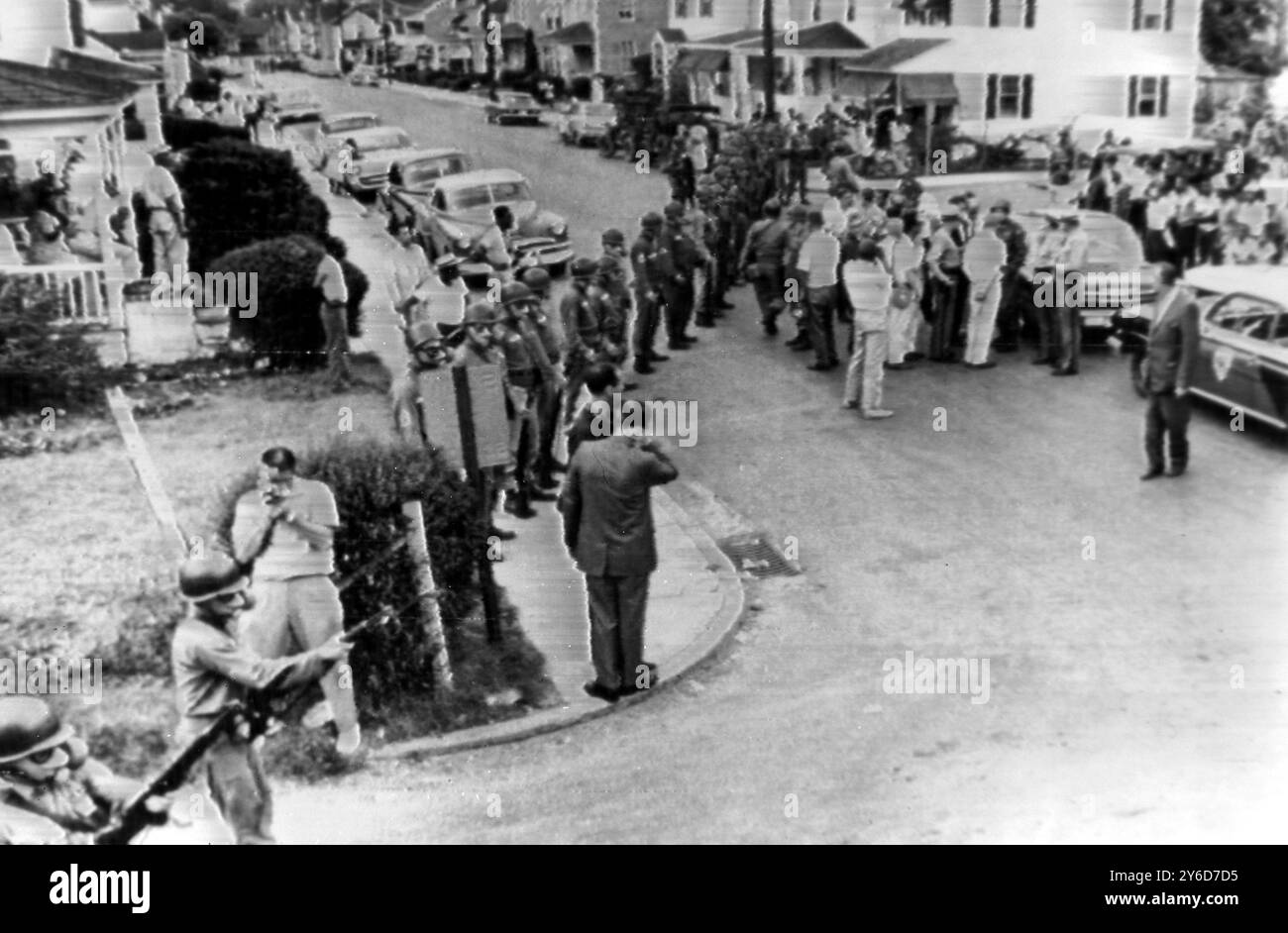 NATIONAL GUARD OUT IN CAMBRIDGE. US - RACIAL SEGREGATIONS ; 16 JULY ...