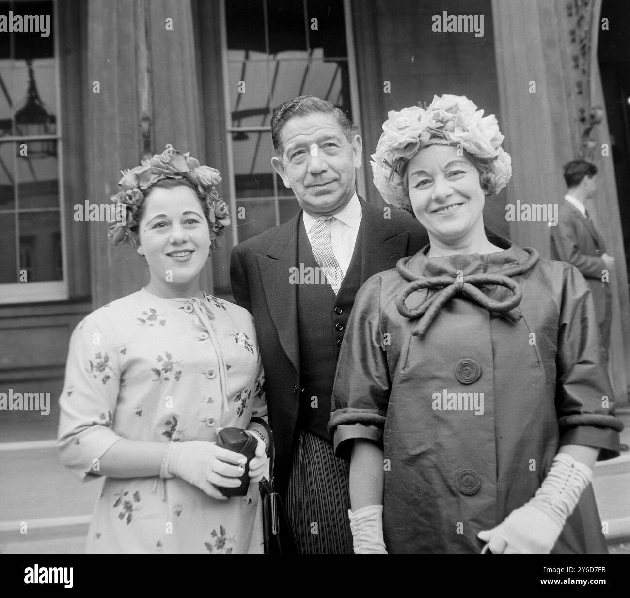 ALEXANDER SAMUELS WITH FAMILY HONOURED AT BUCKINGHAM PALACE, LONDON ...