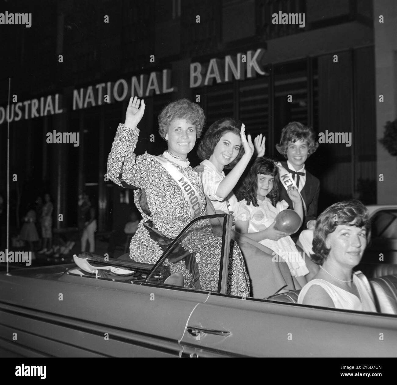 MISS UNIVERSE PARADE IN MIAMI BEACH. FLORIDA ; 16 JULY 1963 Stock Photo ...