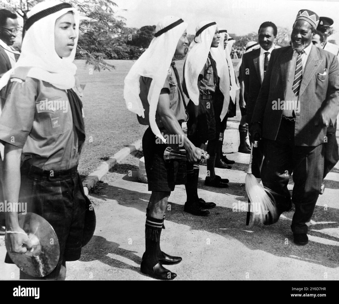 KENYAN PREMIER JOMO KENYATTA IN MOMBASA ; 16 JULY 1963 Stock Photo - Alamy