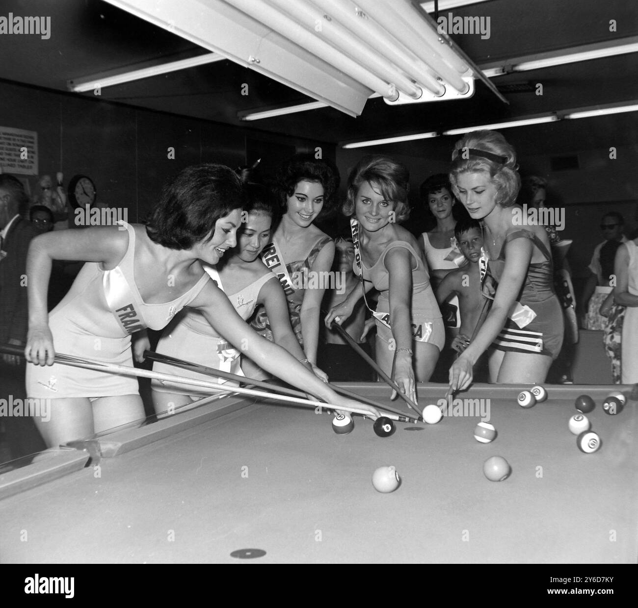 American beach 1960 Black and White Stock Photos & Images - Alamy