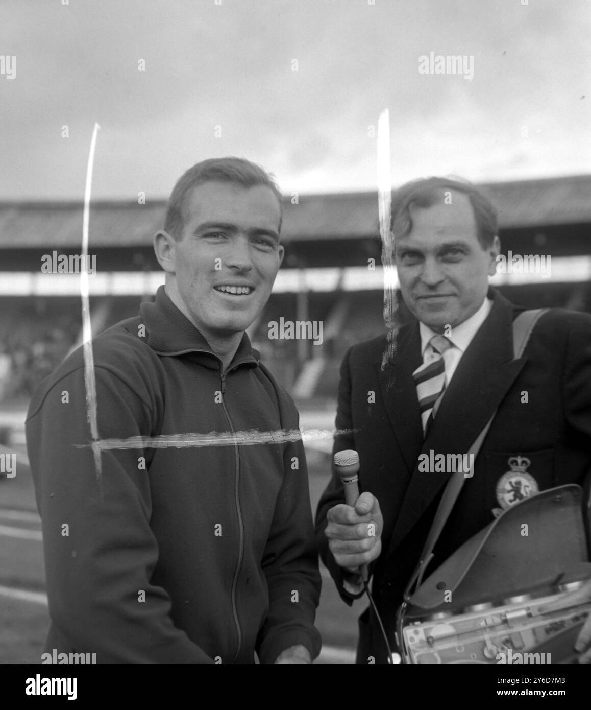 ATHLETE POLE VAULT RECORD JOHN PENNEL IN ACTION AT AAA CHAMPIONSHIPS IN ...