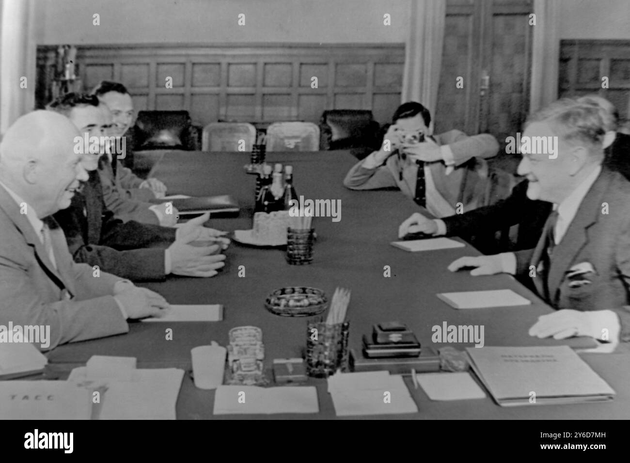 Atomic energy test ban treaty Black and White Stock Photos & Images - Alamy