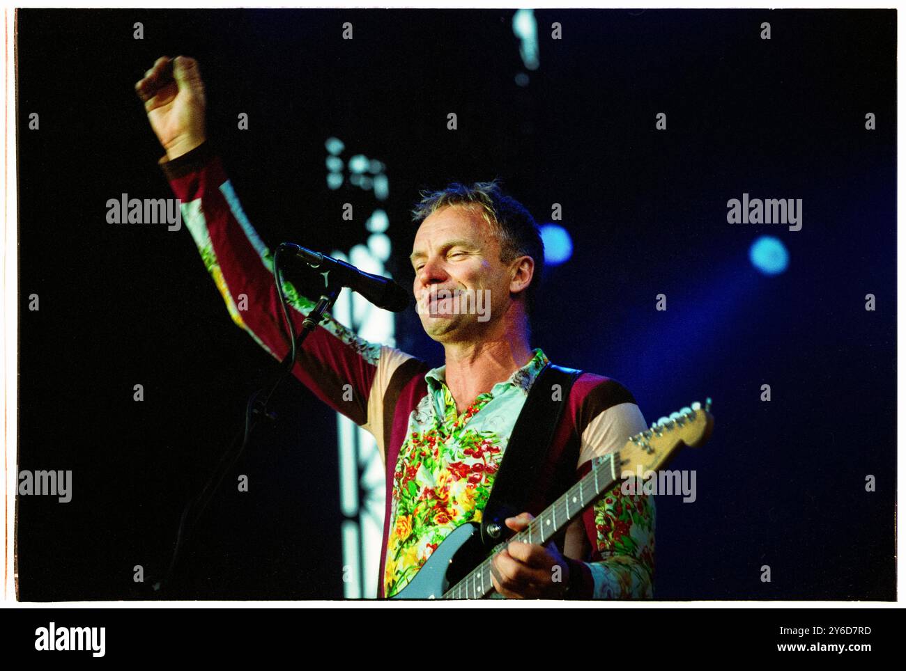 STING, ALL THIS TIME TOUR, CONCERT, 2001: The singer songwriter Sting ...