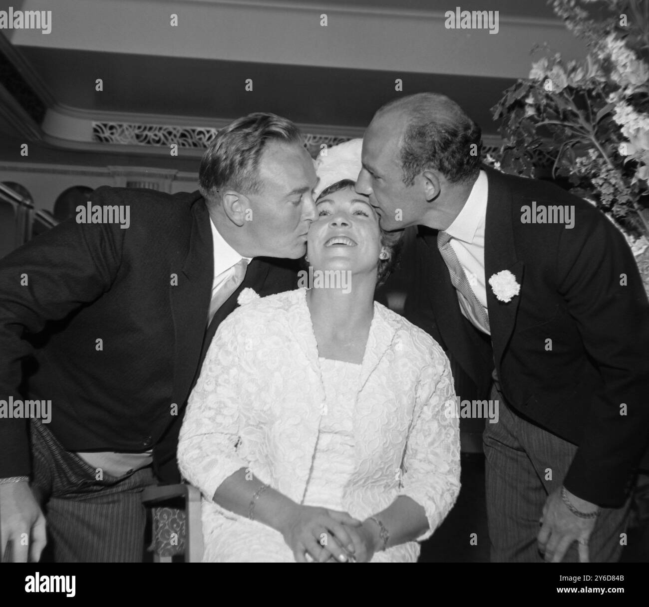 RALLY DRIVERS PAT MOSS AND ERIK CARLSSON WEDDING IN LONDON WITH RACING ...