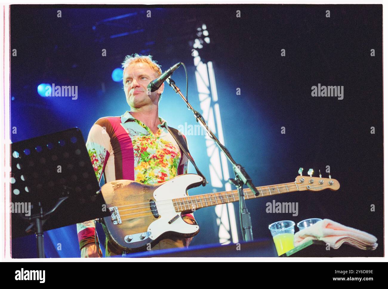 STING, ALL THIS TIME TOUR, CONCERT, 2001: The singer songwriter Sting ...