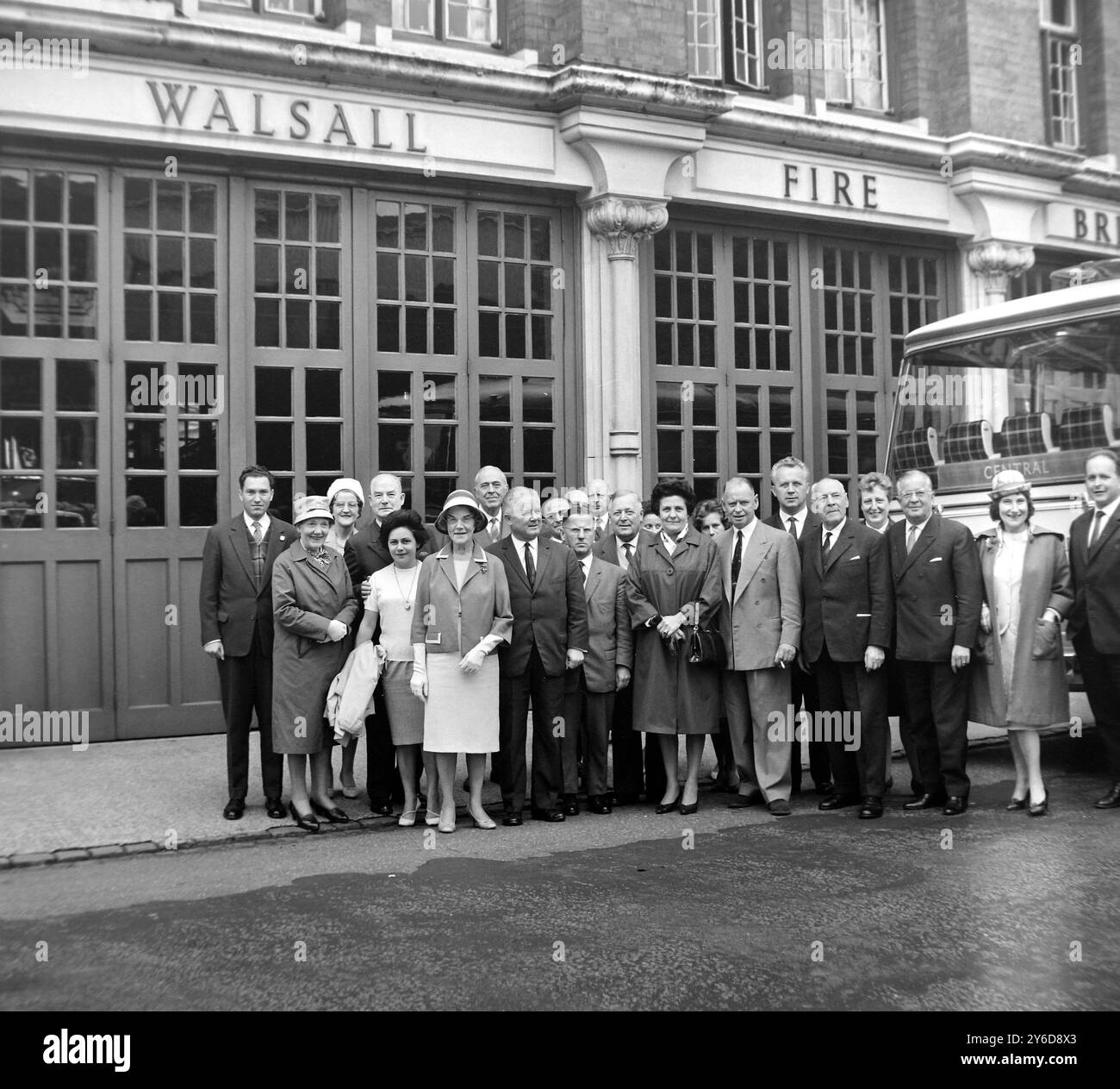 FRENCH DELEGATION FROM MULHOUSE VISIT WALSALL / ; 7 JULY 1963 Stock ...