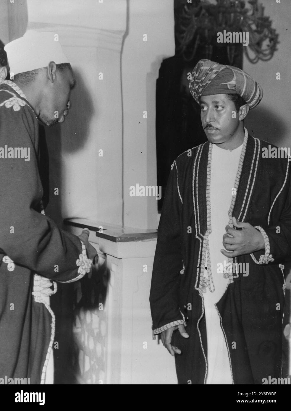 NEW SULTAN OF ZANZIBAR SEYYID JAMSHID BIN ABDULLA AFTER BEING ...