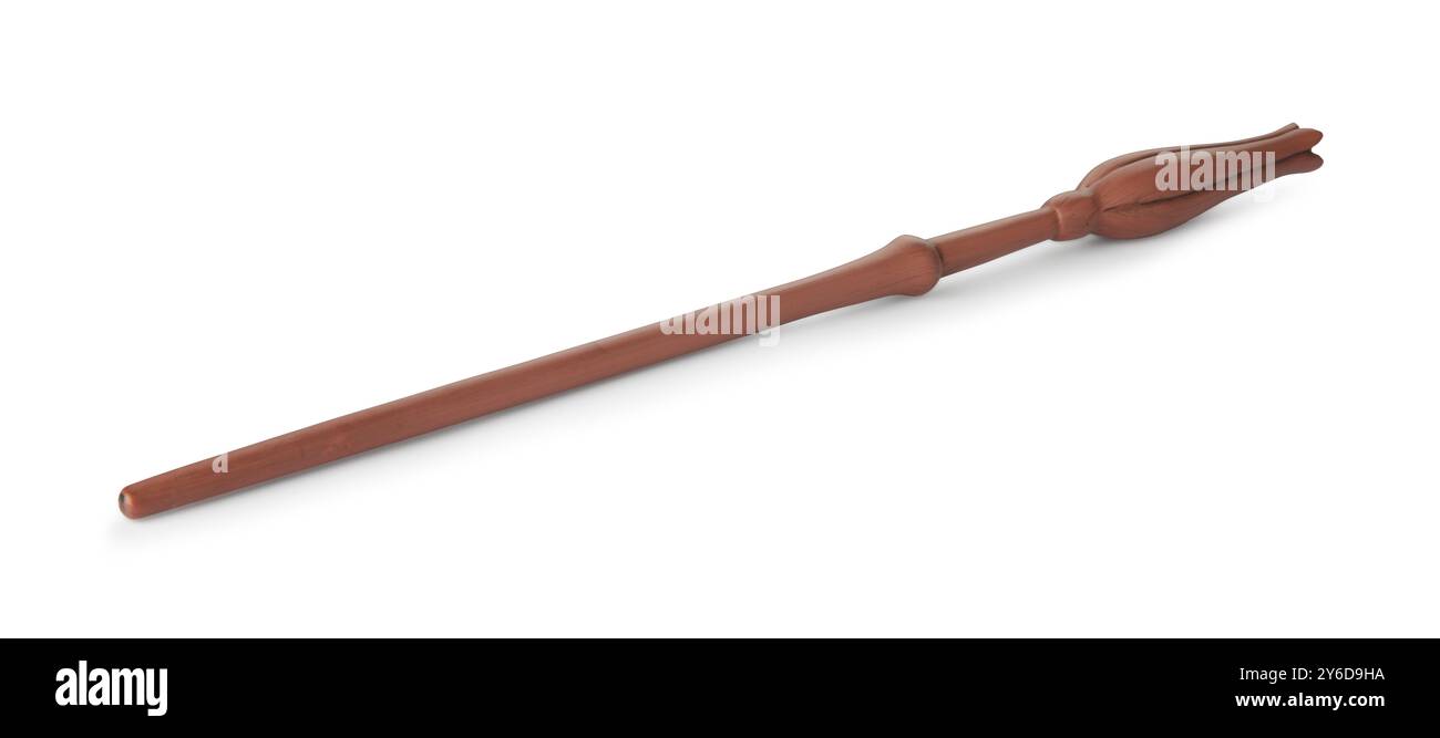 Magic stick wooden wizard Cut Out Stock Images & Pictures - Alamy