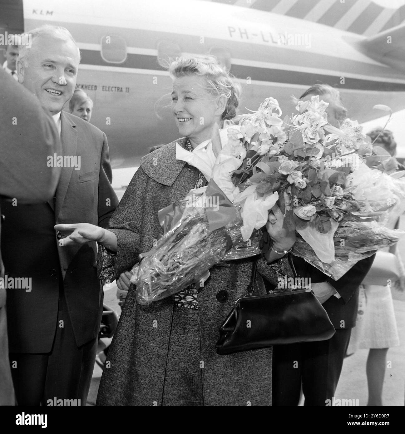 SOVIET CULTURE MINISTER EKATERINA FURTSEVA ARRIVES IN LONDON ; 1 JULY ...