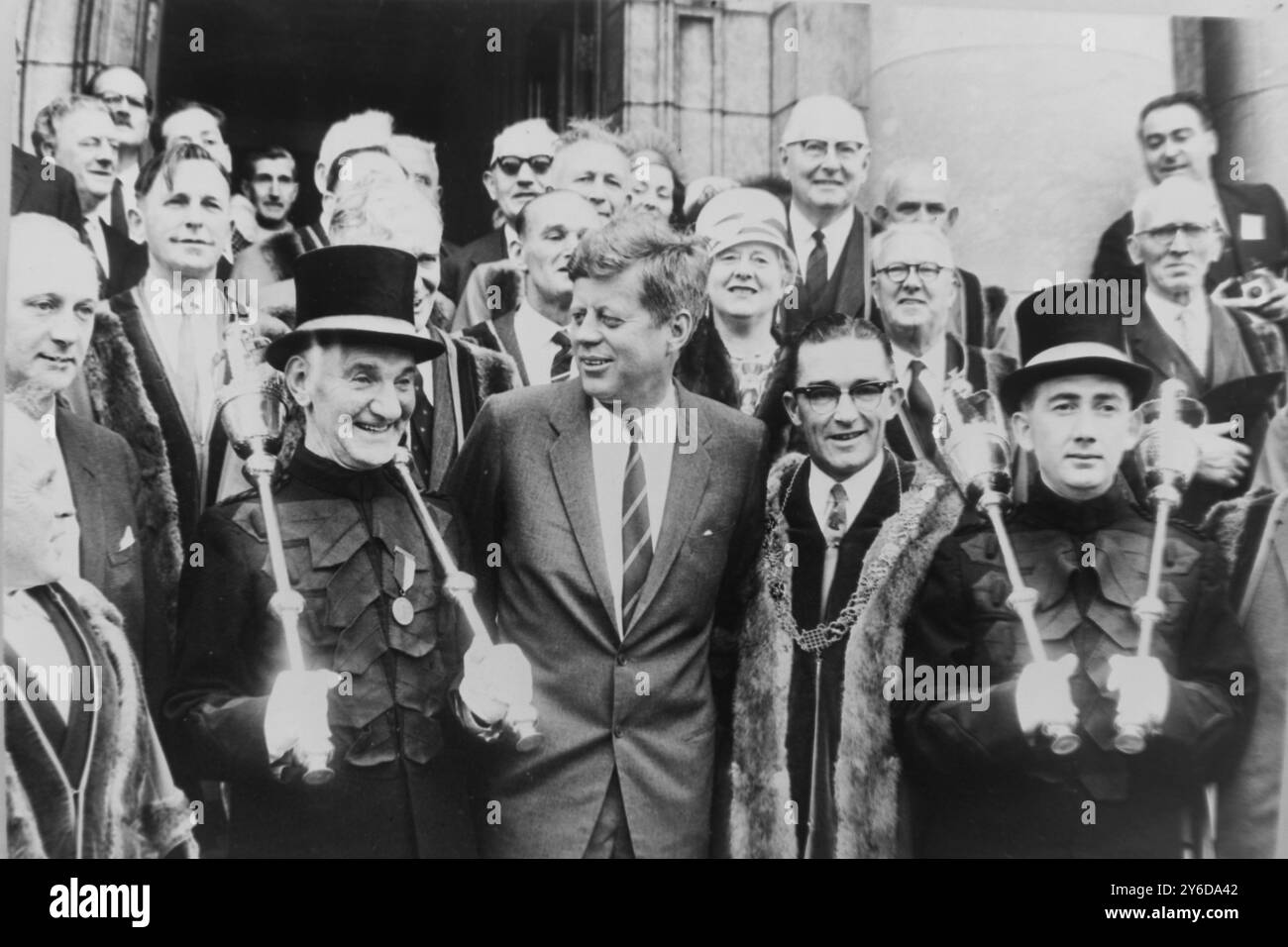 US AMERICAN PRESIDENT JOHN F KENNEDY IN CORK, IRELAND / ; 28 JUNE 1963 ...