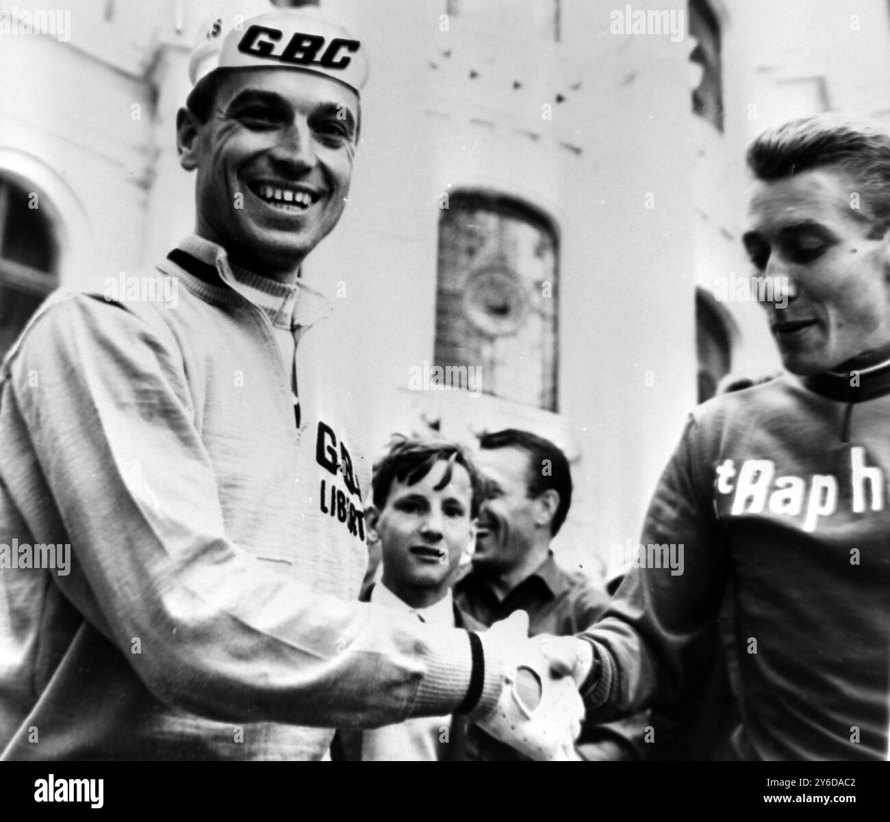 RIK VAN LOOY AND JACQUES ANQUETIL AT THE START OF TOUR DE FRANCE ...