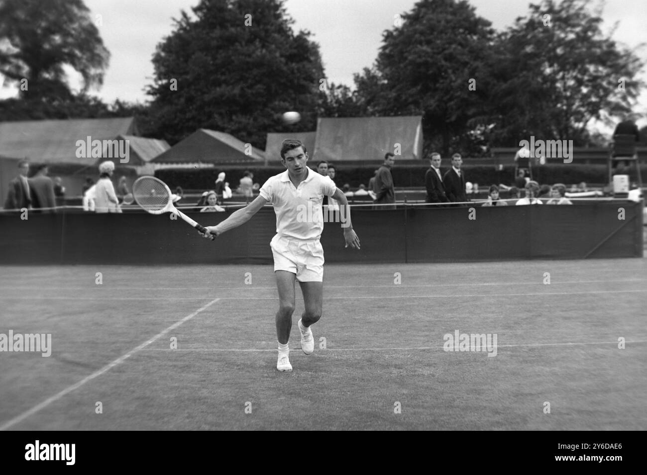 STANLEY MATTHEWS JNR IN ACTION AT TOURNAMENT IN WIMBLEDON INTERNATIONAL ...