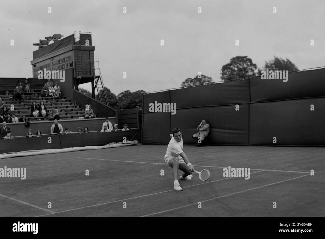NICOLA PIETRANGELI IN ACTION AT TOURNAMENT IN WIMBLEDON INTERNATIONAL ...