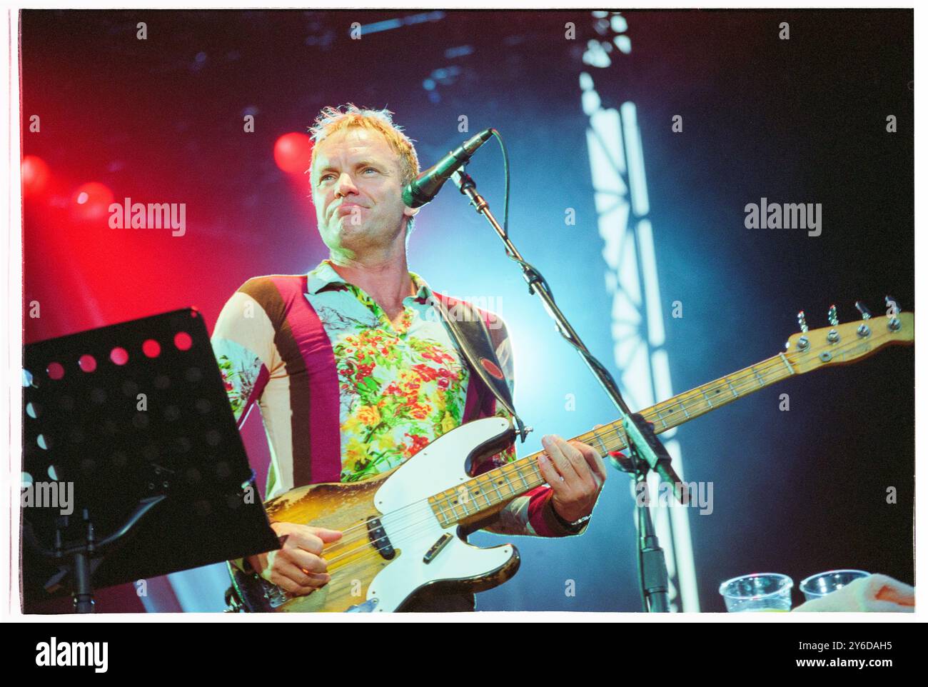 STING, ALL THIS TIME TOUR, CONCERT, 2001: The singer songwriter Sting ...