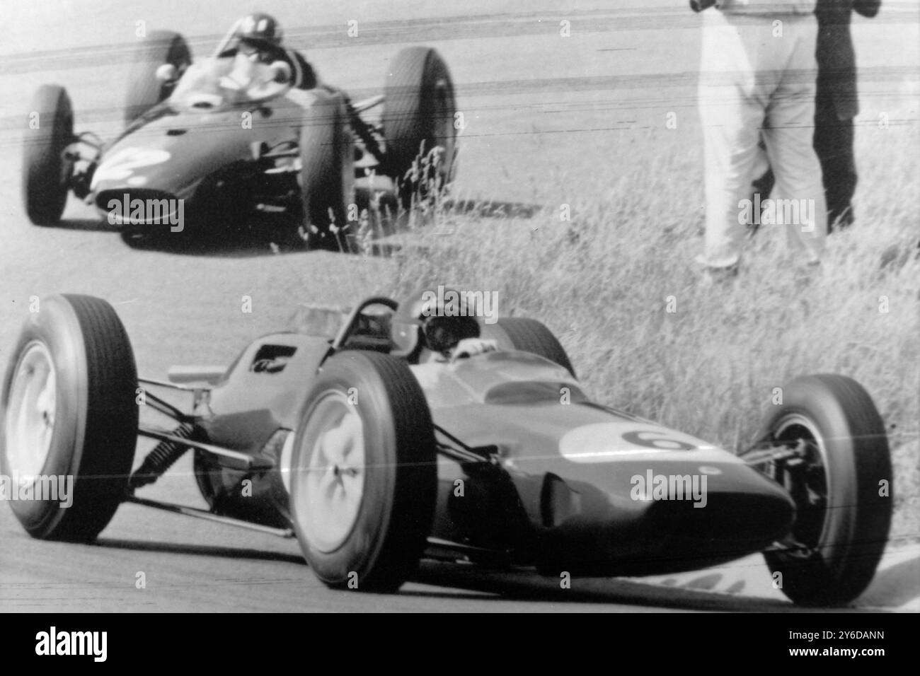 BRITISH RACING DRIVER JIMMY CLARK ON LOTUS WINS DUTCH GRAND PRIX IN ...