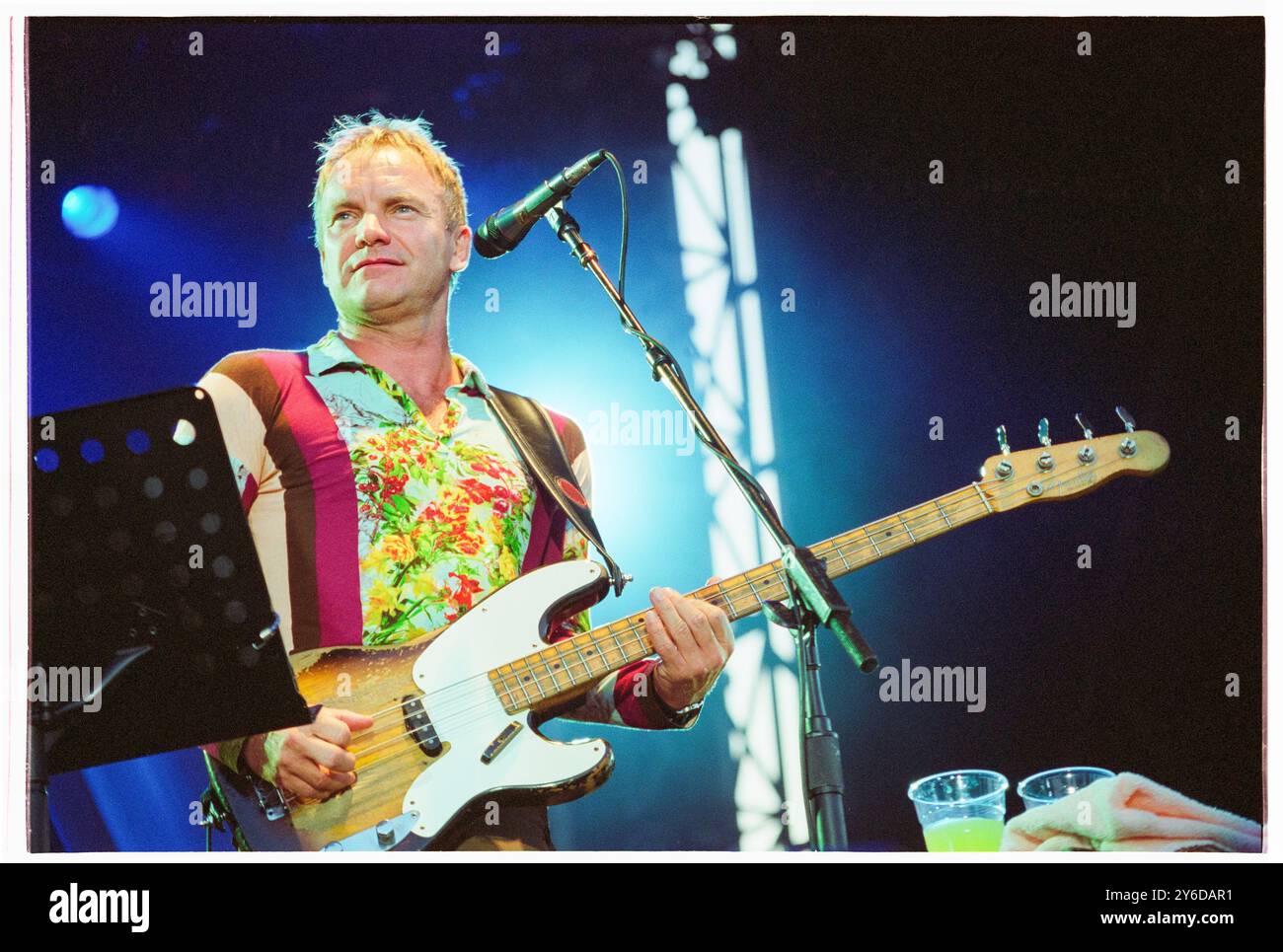 STING, ALL THIS TIME TOUR, CONCERT, 2001: The singer songwriter Sting ...