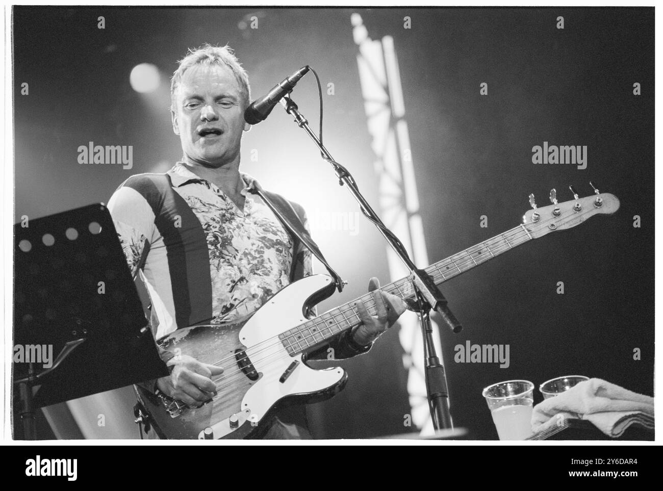 STING, ALL THIS TIME TOUR, CONCERT, 2001: The singer songwriter Sting ...