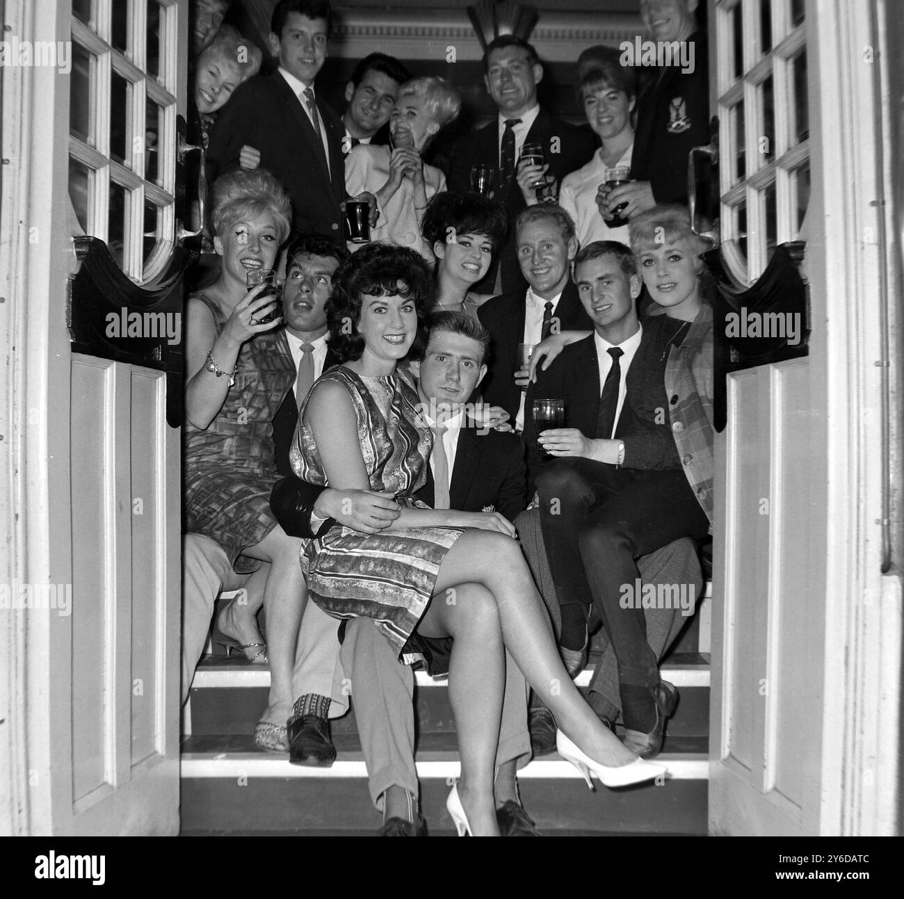FAMOUS WINDMILL GIRLS AT THE THEATRE IN LONDON ; 21 JUNE 1963 Stock ...