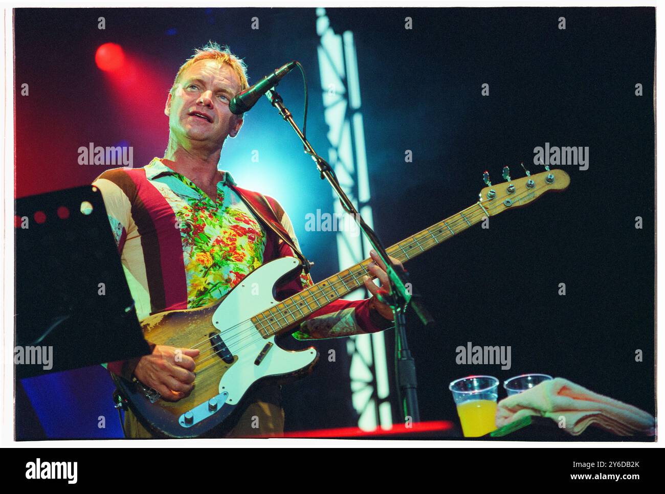 STING, ALL THIS TIME TOUR, CONCERT, 2001: The singer songwriter Sting ...