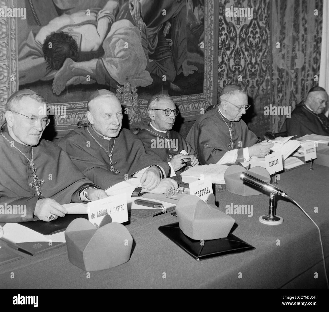 CARDINAL STEFAN WYSZYNSKI IN VATICAN CITY, ROME, ITALY ; 19 JUNE 1963 ...