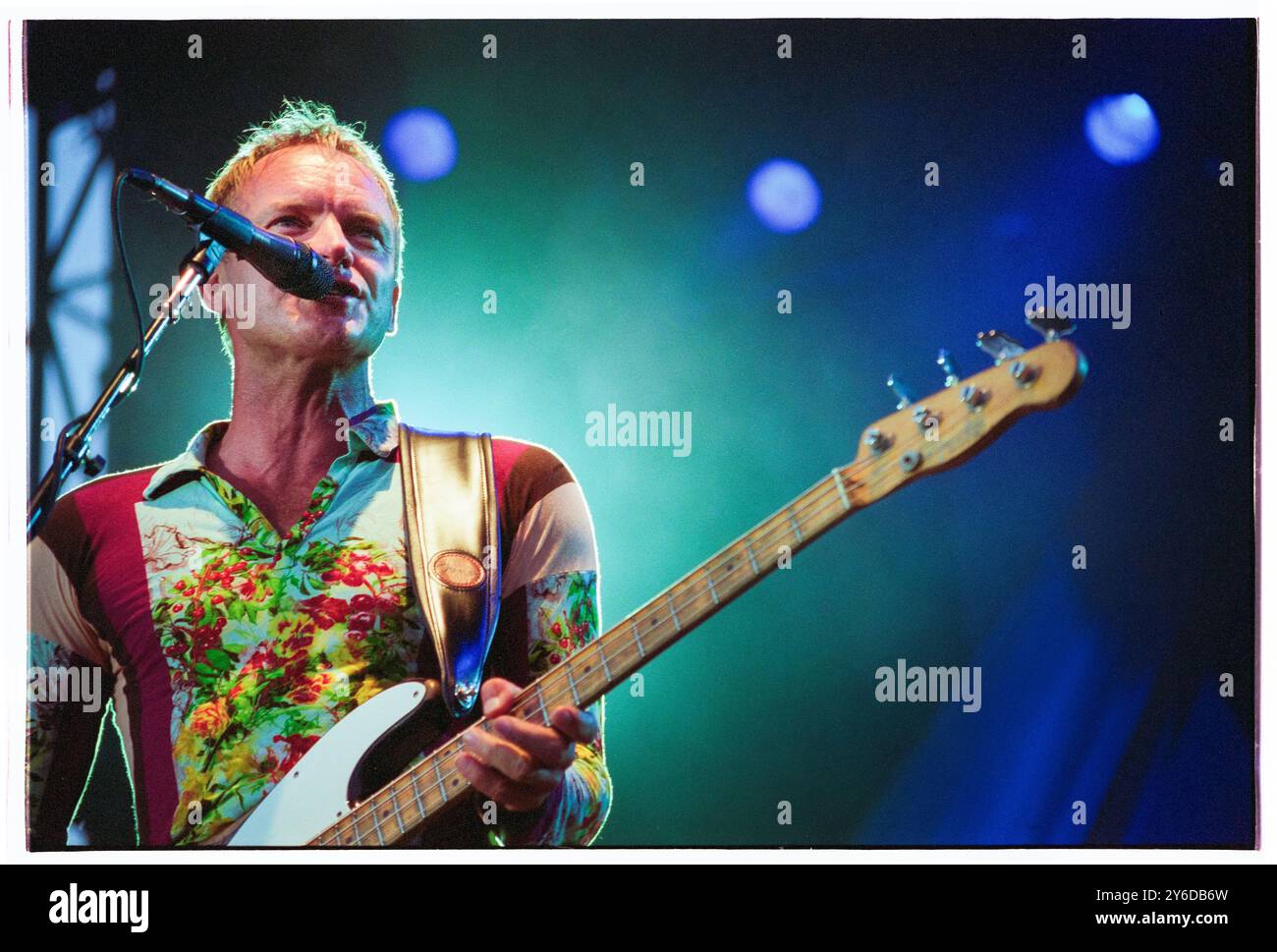 STING, ALL THIS TIME TOUR, CONCERT, 2001: The singer songwriter Sting ...