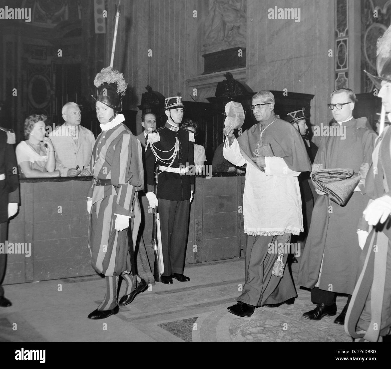 CARDINAL VALERIAN GRACIAS IN VATICAN CITY, ROME, ITALY ; 18 JUNE 1963 ...