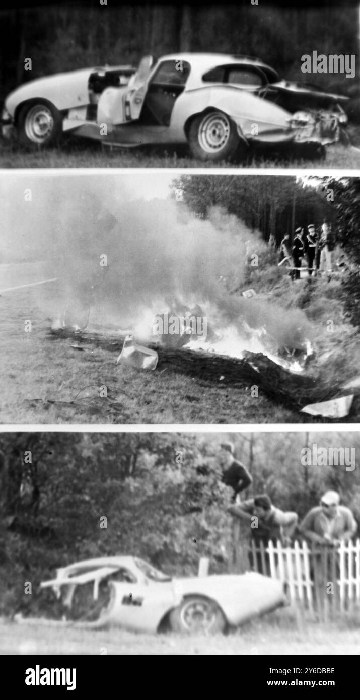 DRAMATIC MULTIPLE CRASH DURING 24 HOUR RACE AT LE MANS IN FRANCE ...