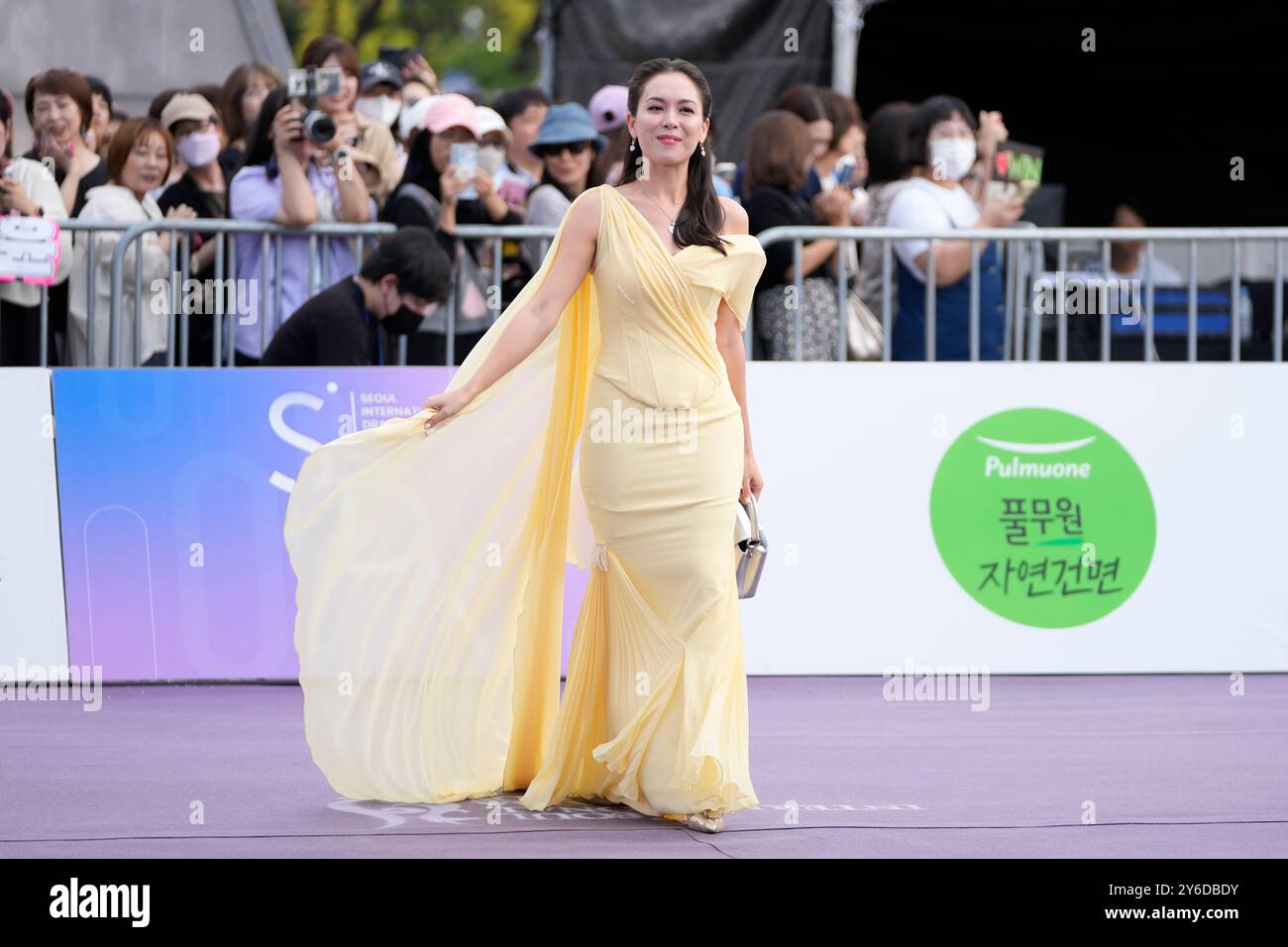 Malaysian actress Siti Saleha arrives for the Seoul International Drama ...