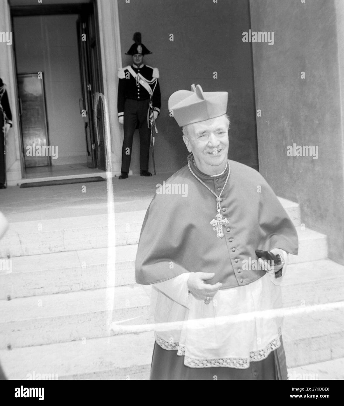 CARDINAL ALFREDO OTTAVIANI AT PRE CONCLAVE MEETING IN VATICAN CITY ...