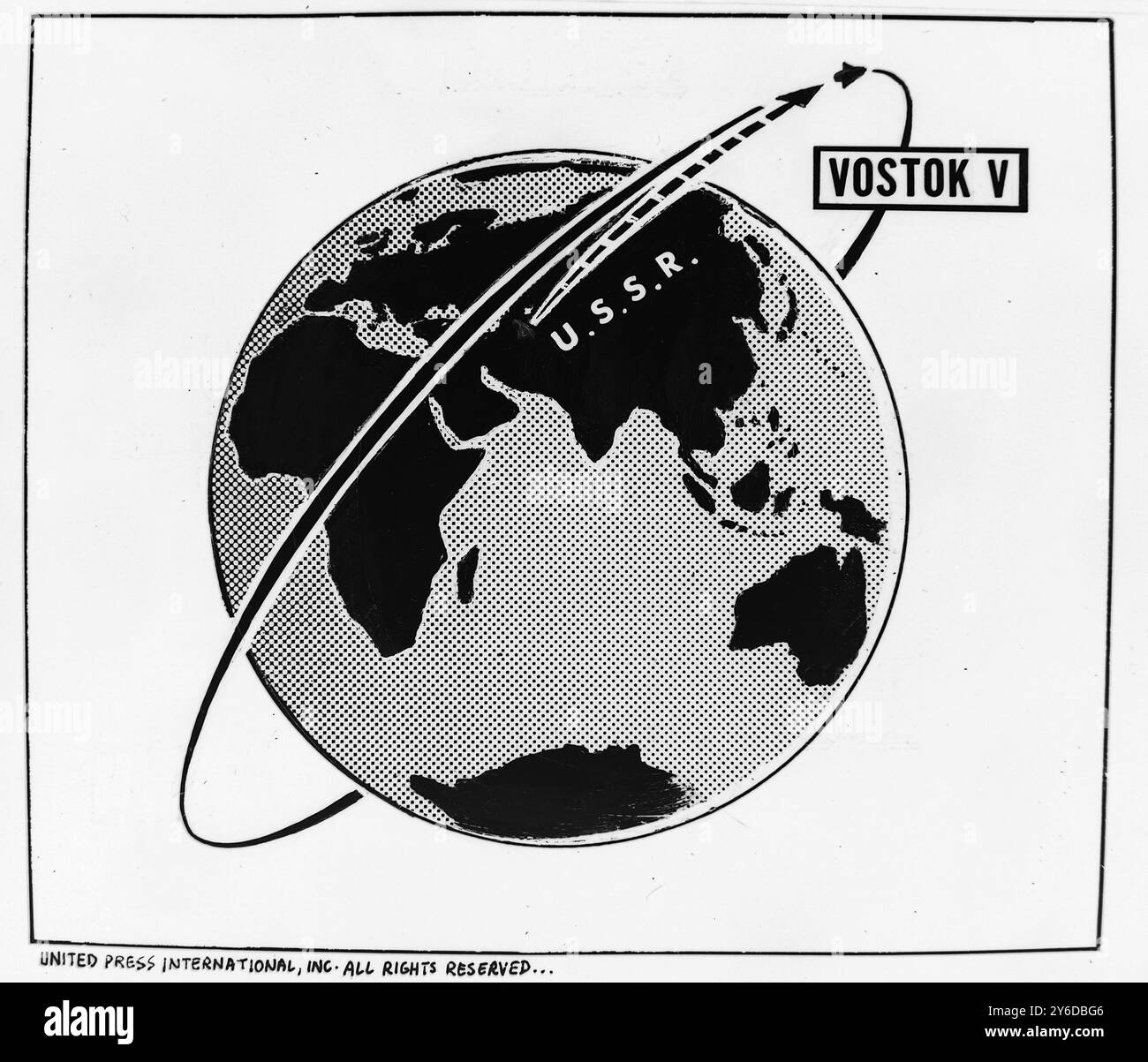 VOSTOK 5 ORBIT THE EARTH ; 15 JUNE 1963 Stock Photo - Alamy