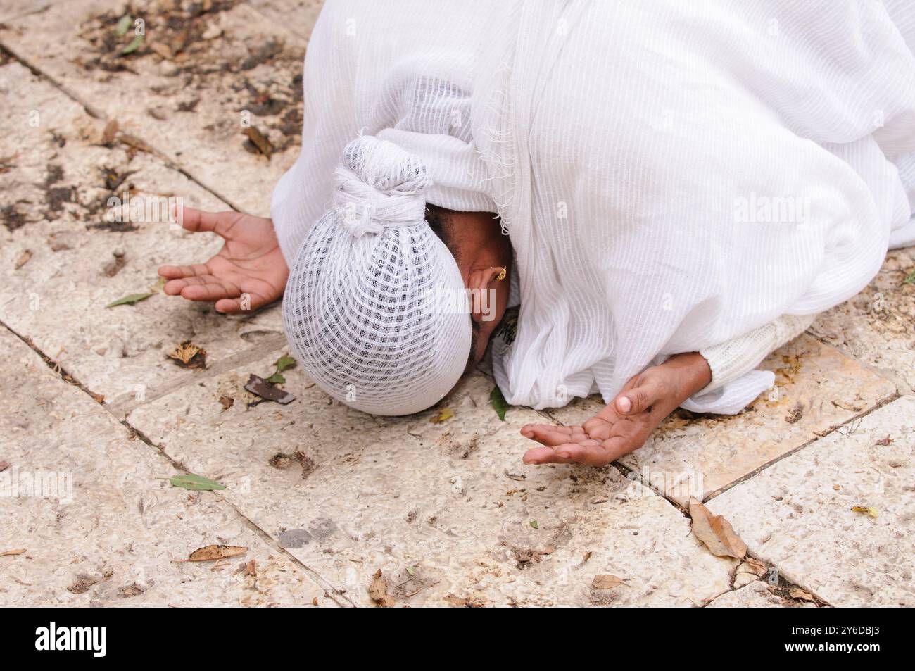 An Ethiopian woman, a member of the Beta Israel Jewish community in ...