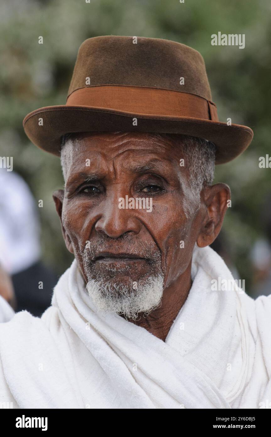 An Ethiopian man, a member of the Beta Israel Jewish community in ...