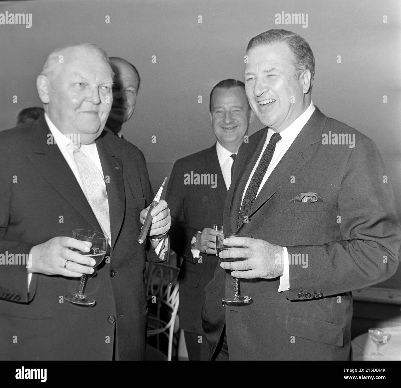BUENO M SUKOVA VERA VWEST GERMAN VICE CHANCELLOR LUDWIG ERHARD WITH ...