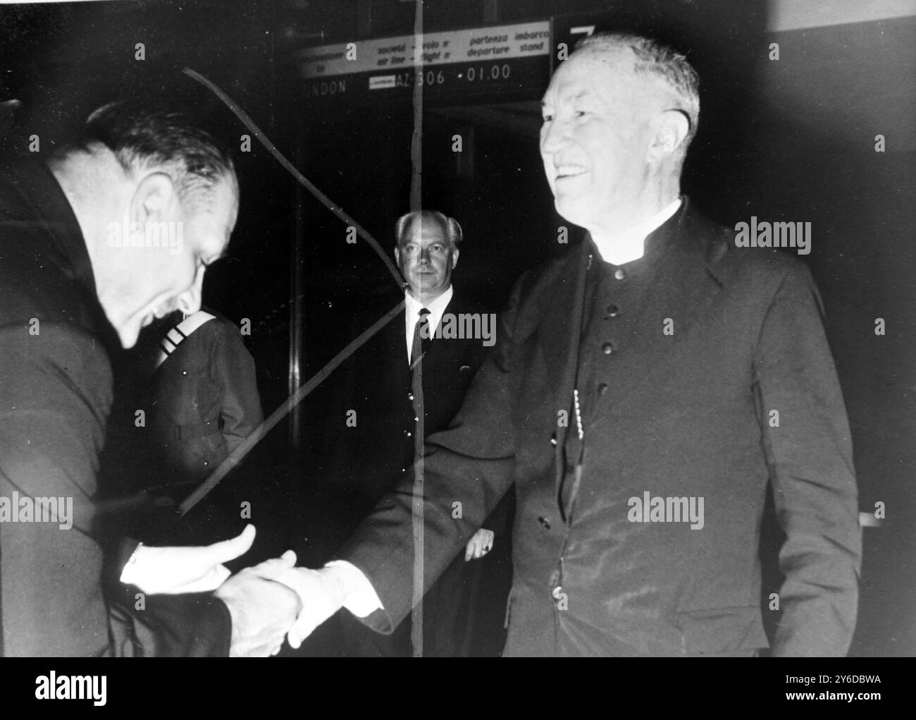 CARDINAL NORMAN THOMAS GILROY ARRIVES FOR POPE'S FUNERAL IN ROME / ; 12 ...