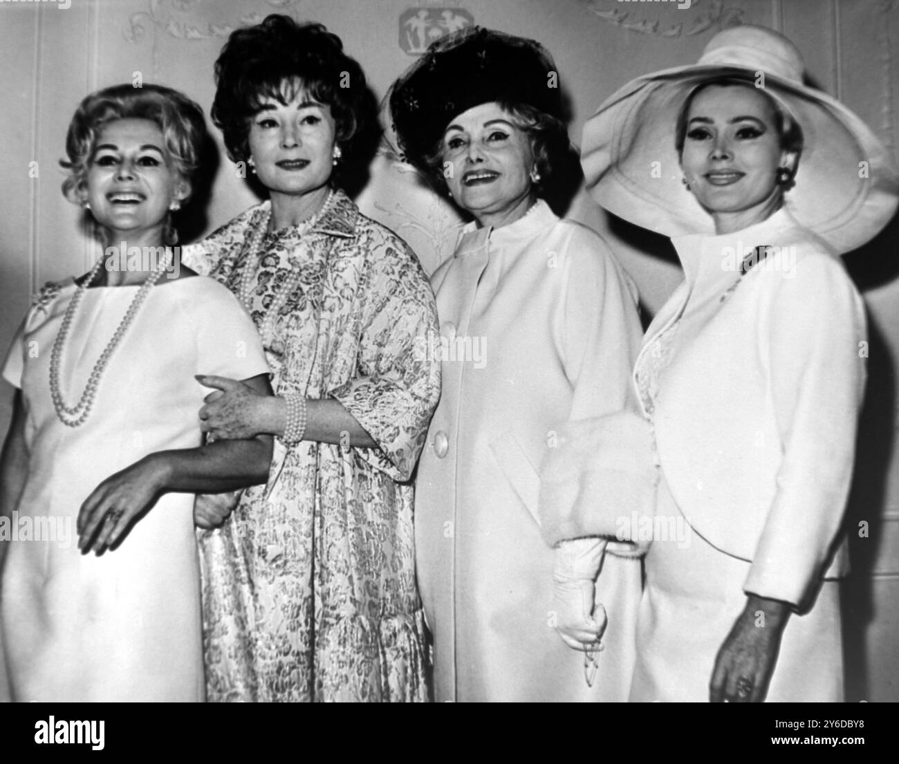 ZSA ZSA GABOR WITH MOTHER & SISTERS IN NEW YORK ; 12 JUNE 1963 Mother ...