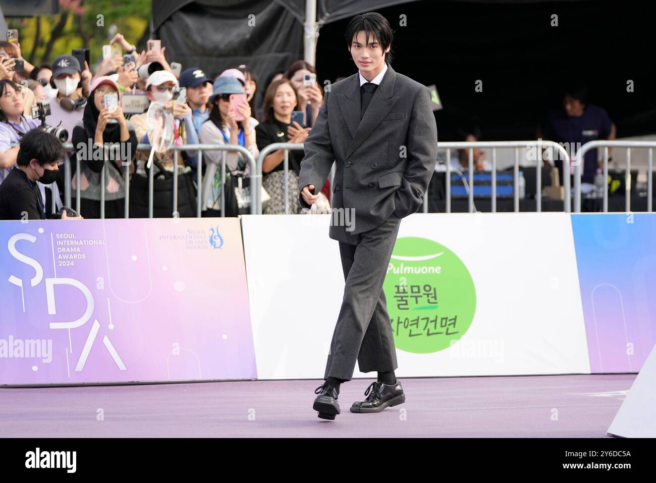 Actor Metawin Opas-iamkajorn arrives for the Seoul International Drama ...