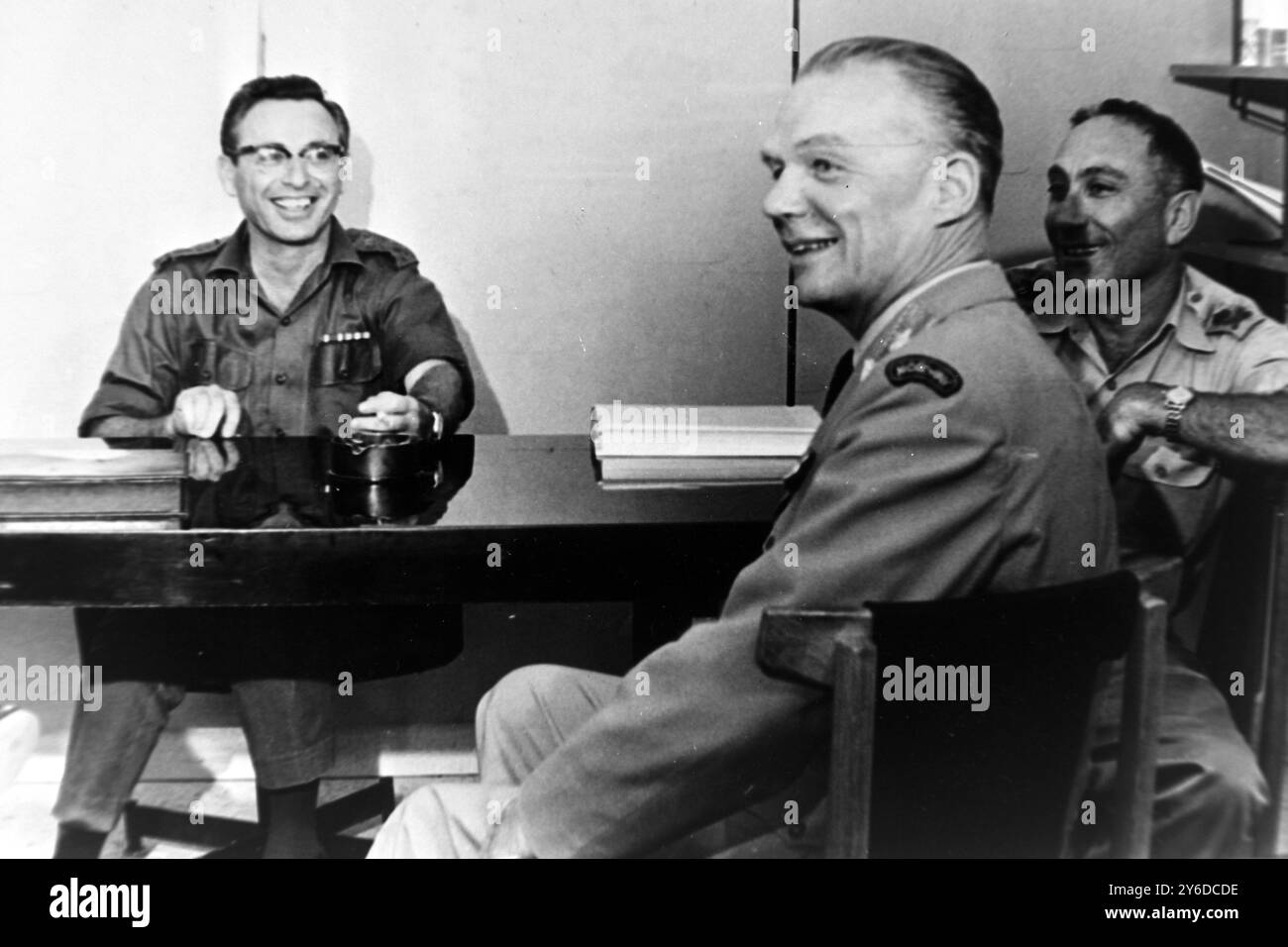 GENERAL BULL ARRIVES IN TEL AVIV, ISRAEL WITH ISRAELI CHIEF OF STAFF ...