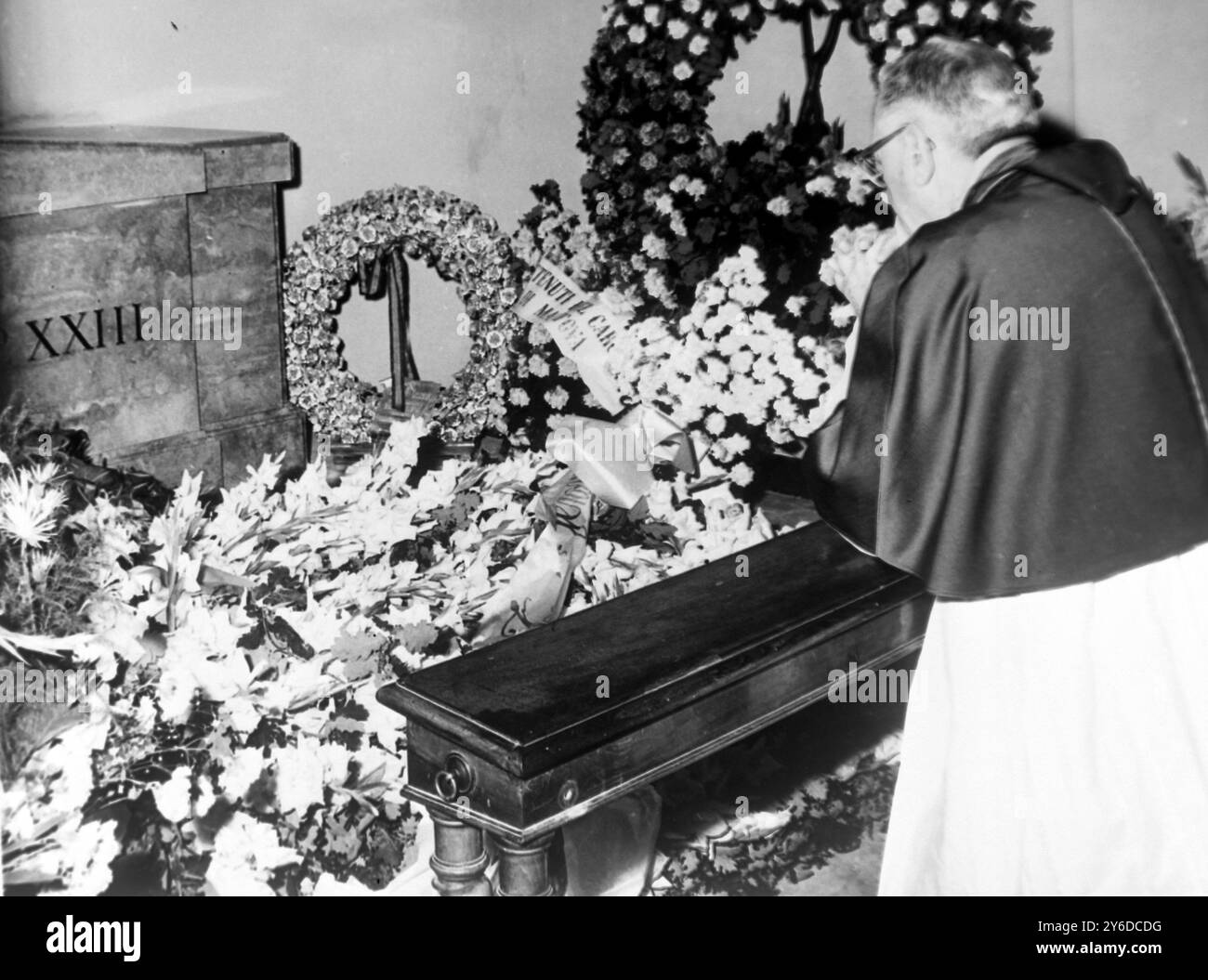 FUNERAL OF POPE JOHN XXIII IN VATICAN CITY CARDINAL JAMES FRANCIS ...