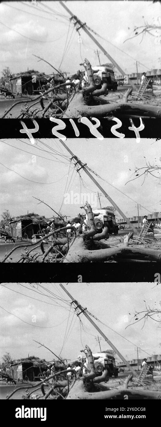 CYCLONE TOWN HIT BY CYCLONE IN CHITTAGONG ; 6 JUNE 1963 Stock Photo - Alamy