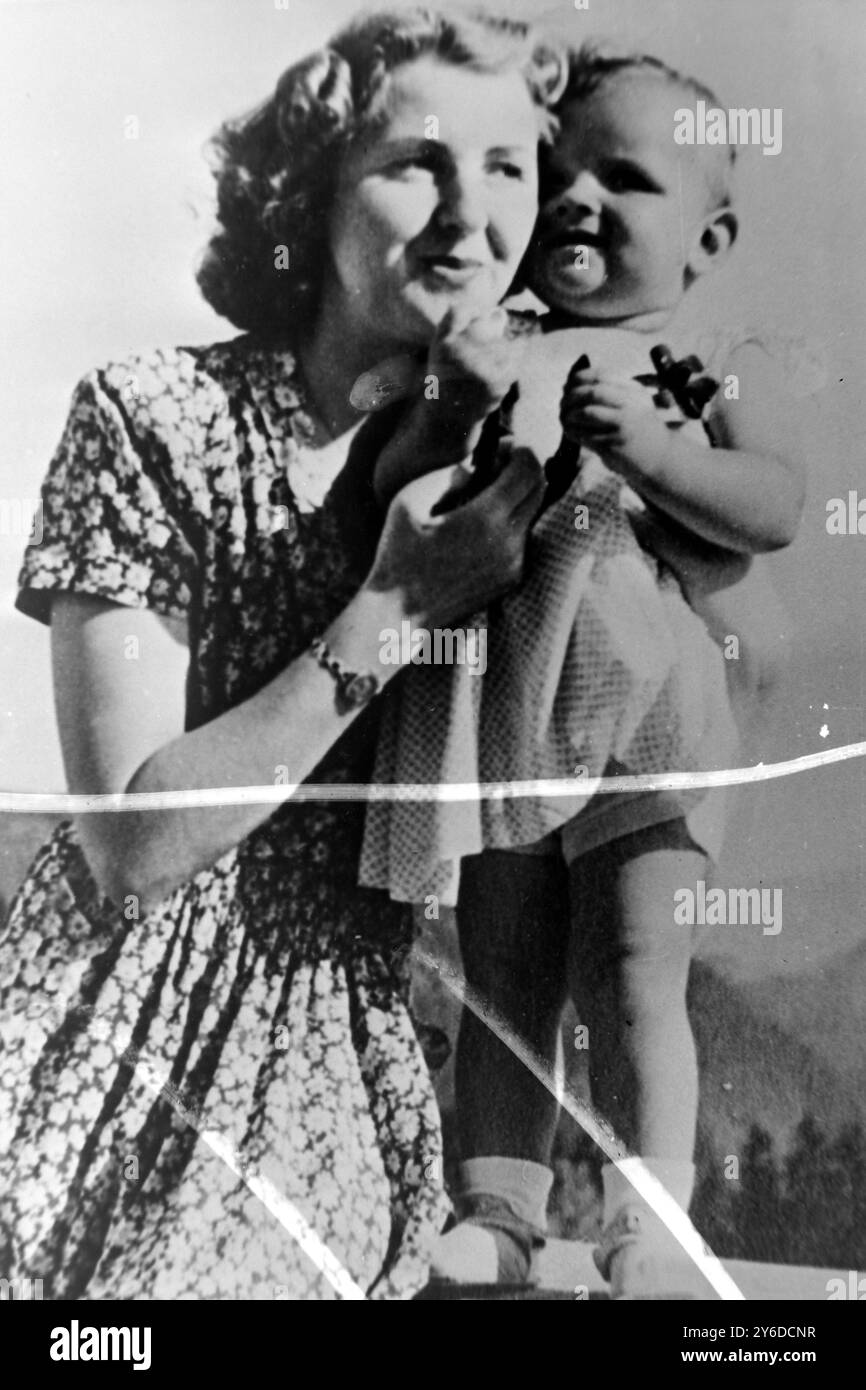 ADOLF HITLER & EVA BRAUN FAMILY IN GERMANY / ; 5 JUNE 1963 Stock Photo ...